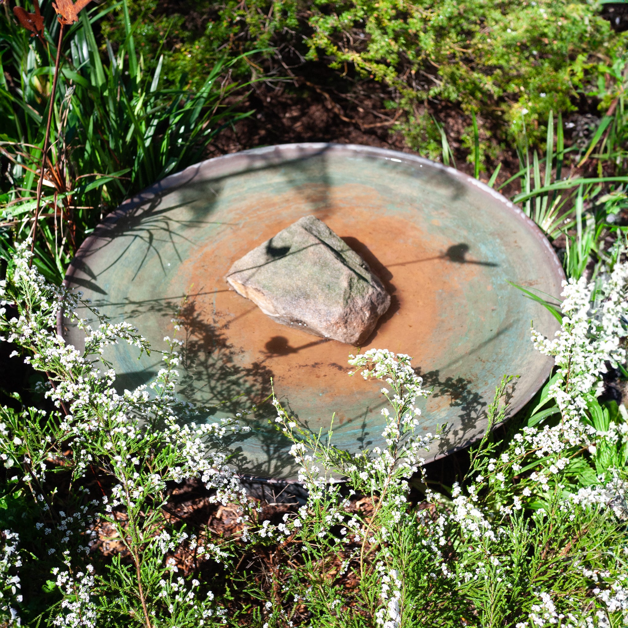 Large Spun Copper Dish – Mallee Bird Baths and Water Bowls