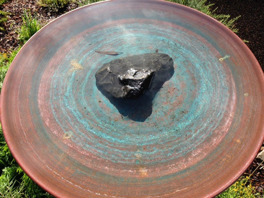 Large Spun Copper Dish – Mallee Bird Baths and Water Bowls