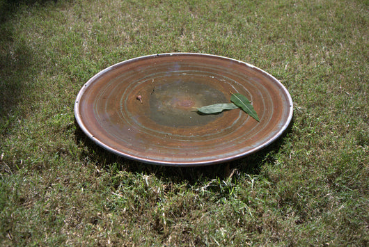 Large Spun Copper Dish – Mallee Bird Baths and Water Bowls