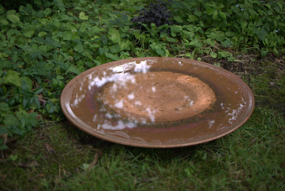 Mini Spun Copper Dish – Mallee Bird Baths and Water Bowls