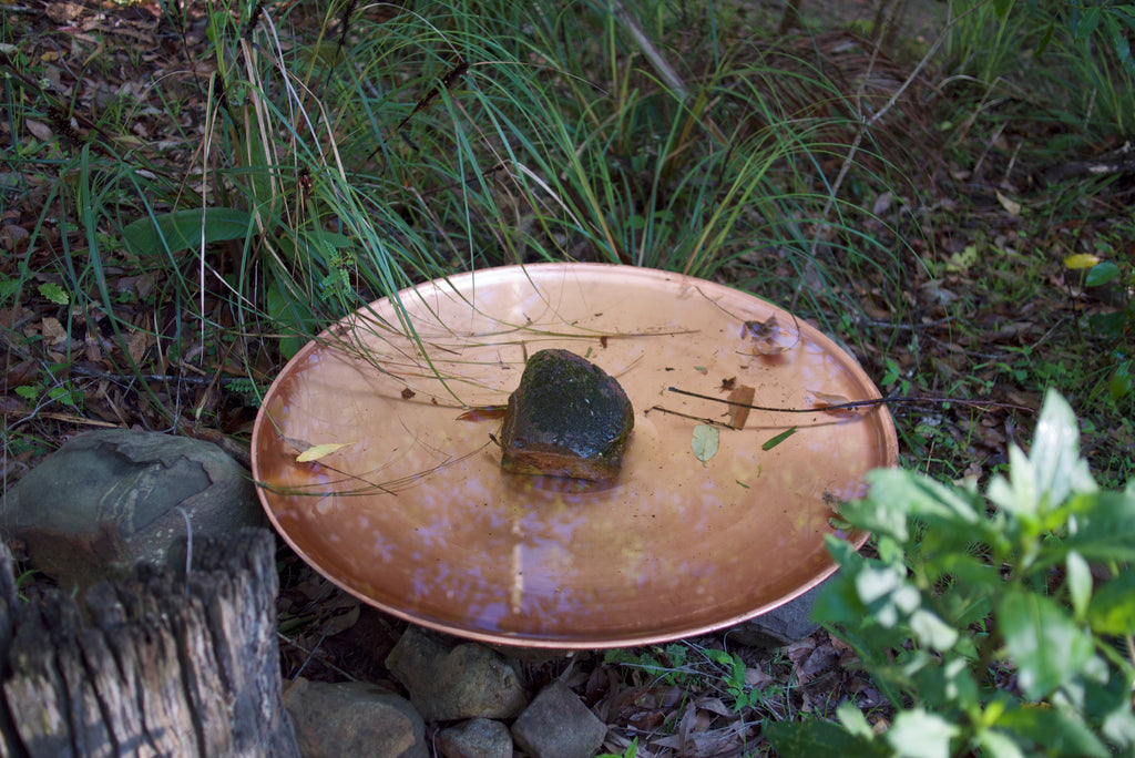 Large Spun Copper Dish – Mallee Bird Baths and Water Bowls
